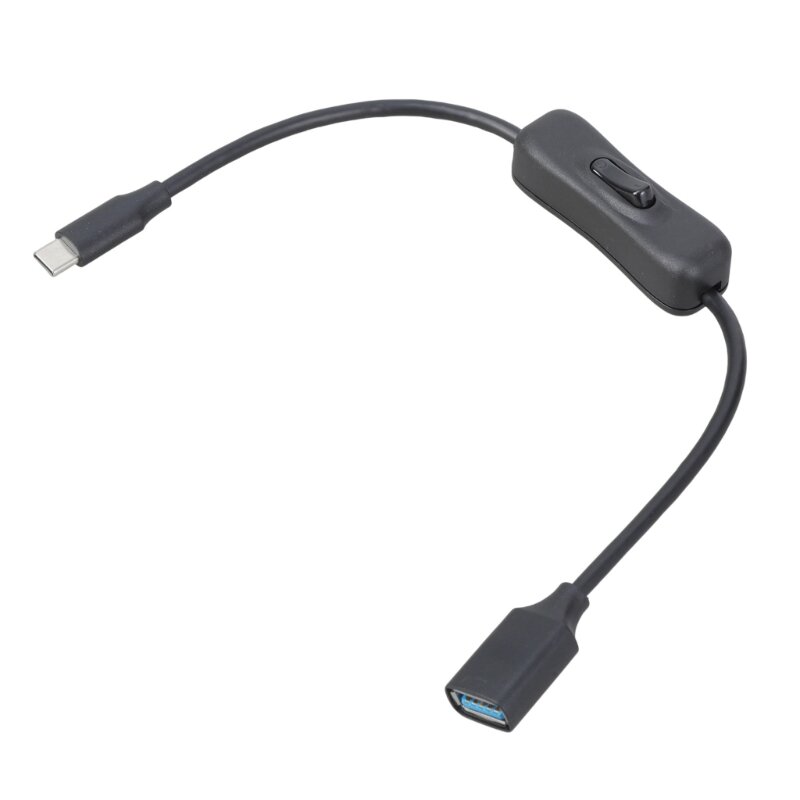 Кабель для передачи данных Type C от мужчины к женщине USB3.0 OTG с переключателем-0,3 м