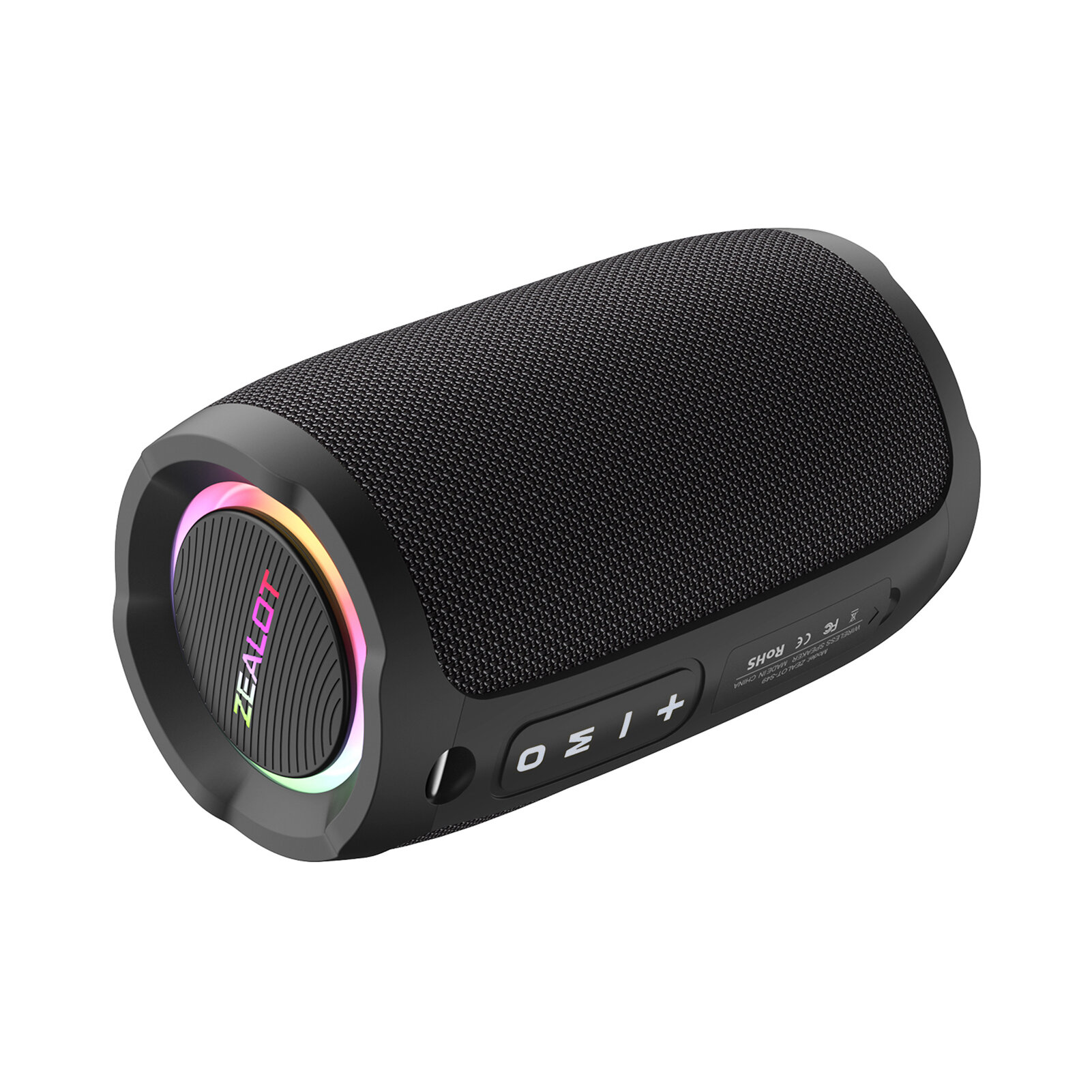 ZEALOT S49 Портативный беспроводной колонка с технологией BT 5.2 40W IP67 Водонепроницаемая колонка HiFi Звук AUX TF Карта Ручной звонок Длинное время работы Компактная и портативная Для вечеринок