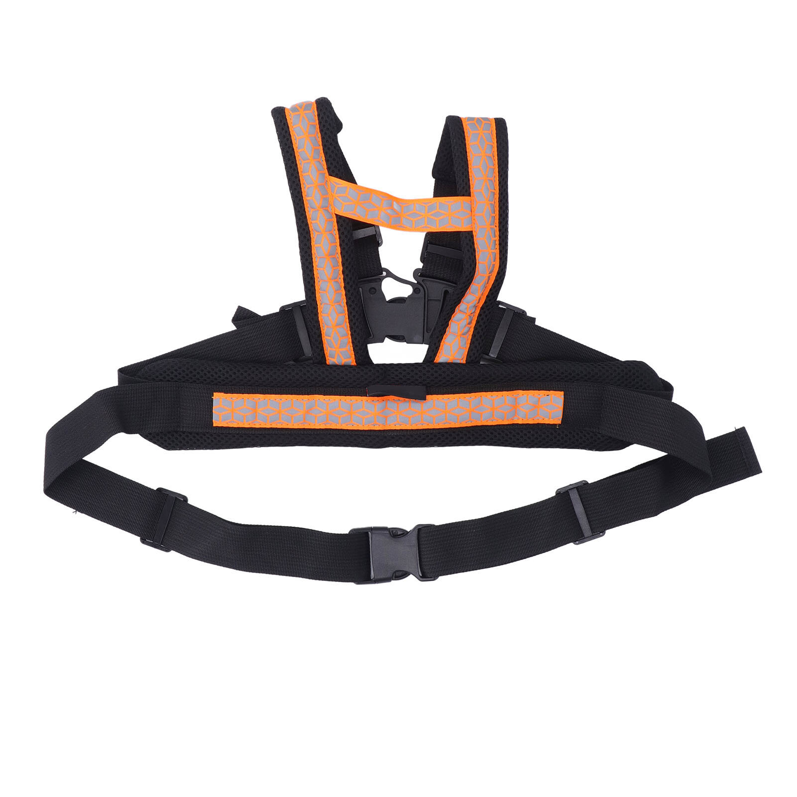 Детский ремень безопасности для мотоцикла, регулируемые плечевые ремни, ремень безопасности для езды с сумкой для хранения, оранжевый