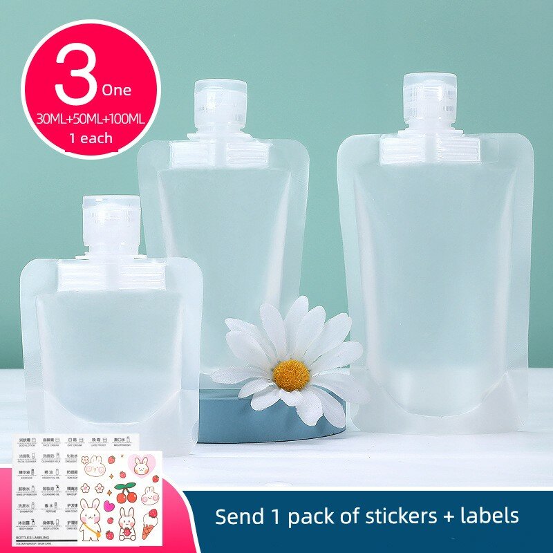 Дорожные многоразовые флаконы для шампуня, геля для душа и туалетных принадлежностей, портативные контейнеры для