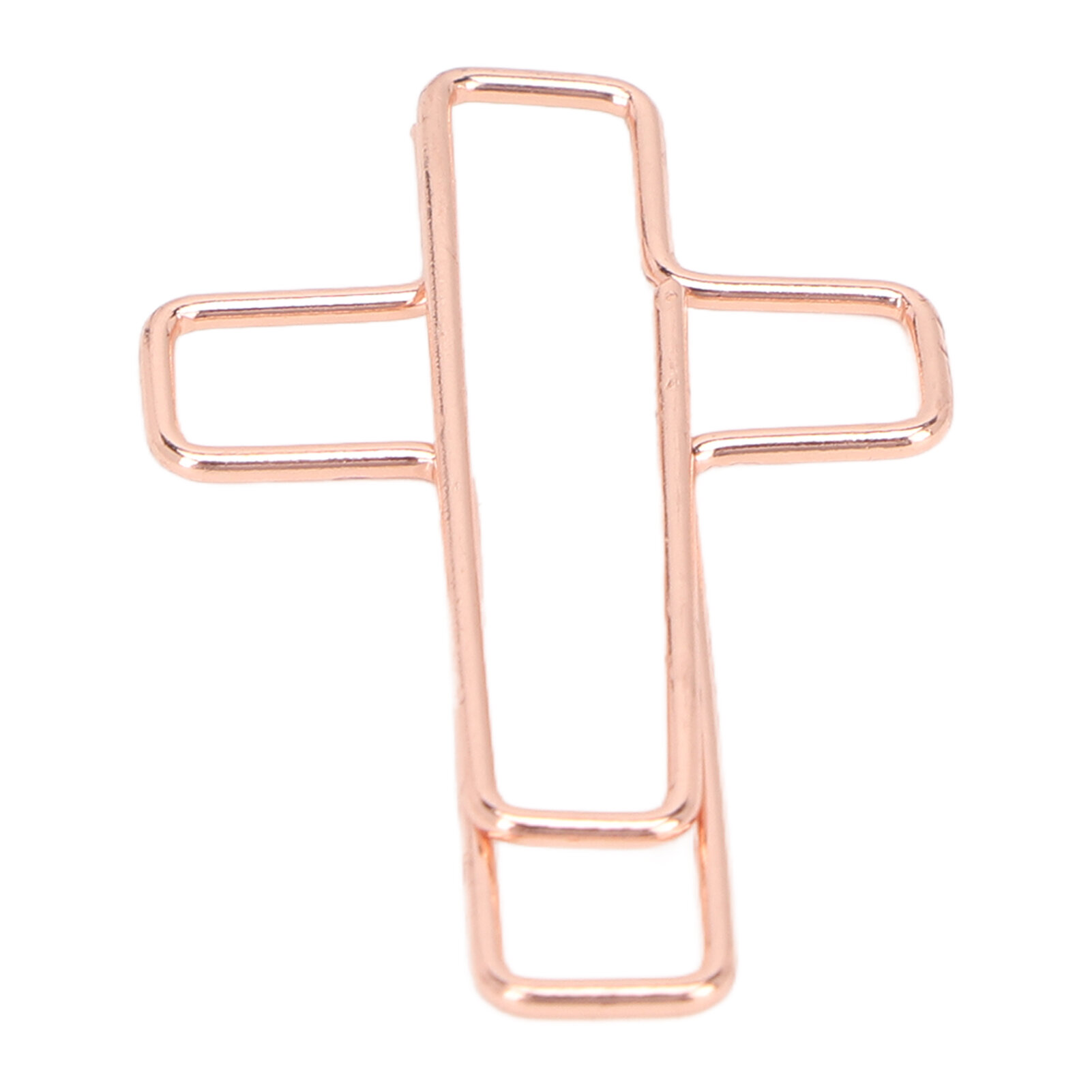 100 шт. крестообразные скрепки для бумаг из розового золота, металлические зажимы для бумаги для сортировки и организации заметок в документах