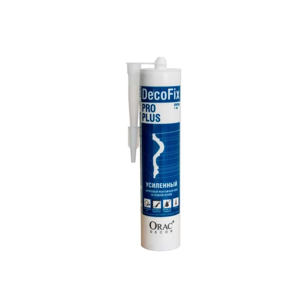 Монтажный клей Orac Decor ORAC DecoFix Pro Plus FDP550, акриловый, для внутренних работ, 310 мл