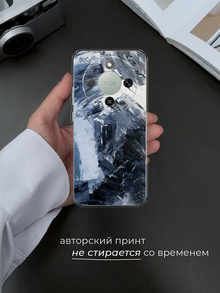Чехол на Honor X9d / Хонор X9d с принтом Абстракция живопись — фото 1