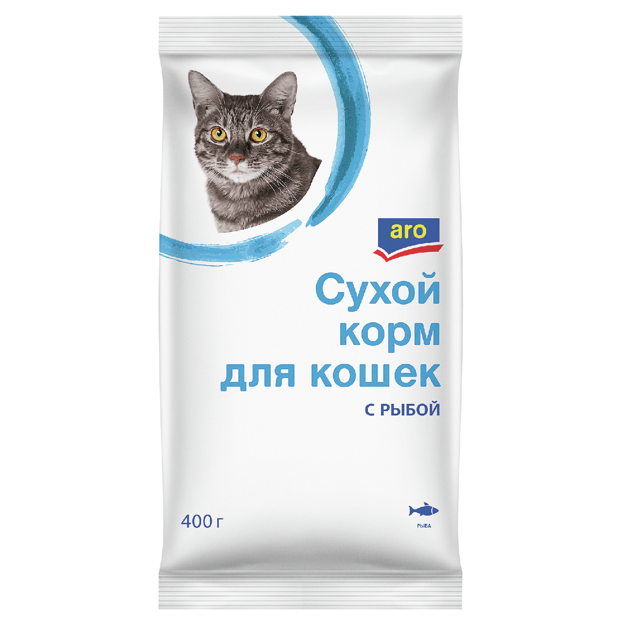 Сухой корм Aro с рыбой для кошек 400 г