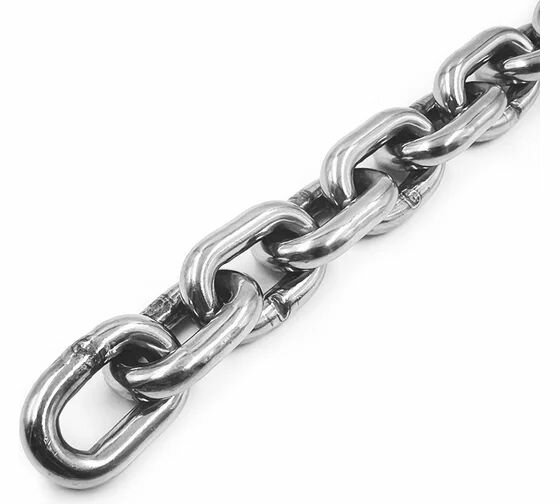 Цепь оцинкованная М8 ф 8 мм короткозвенная 10 метр DIN 766