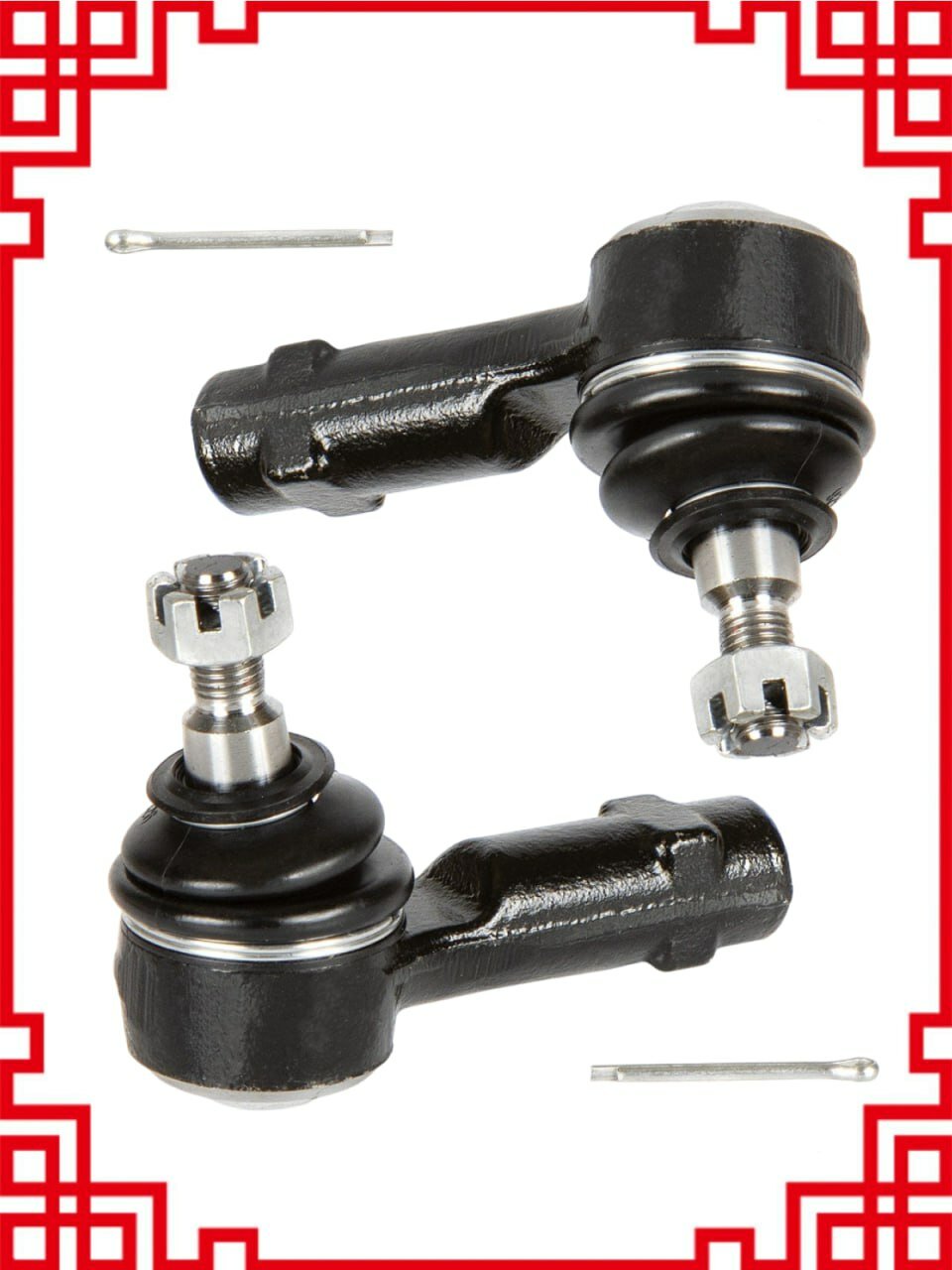 Наконечники рулевые (комплект) JAC T6, T8, T9, Sollers ST6, ST8, ST9 Zekkert