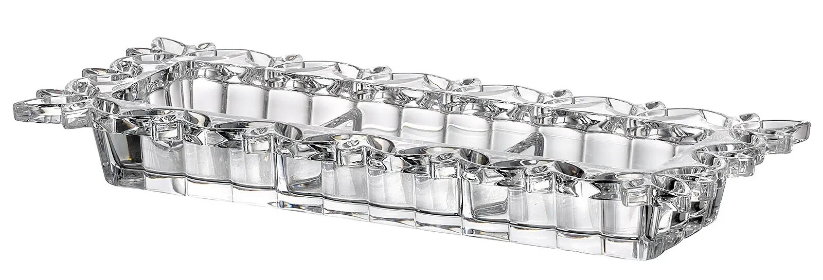 Менажница "PIERCED", 36,5 см, хрусталь, Crystal Bohemia/ БПХ477