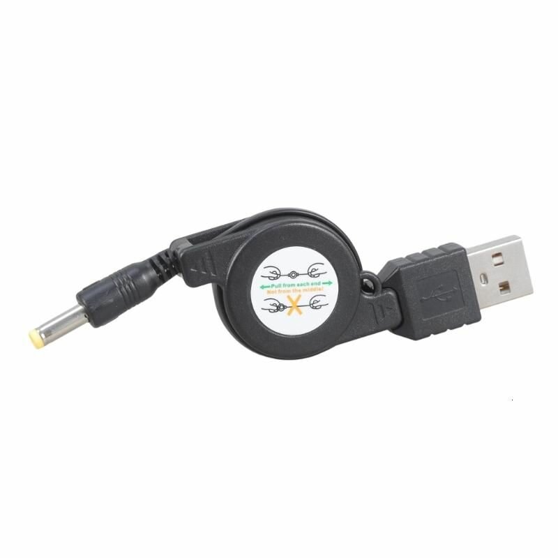 Гибкий USB кабель для зарядки 4.0x1.7mm 75см для роутеров, динамиков 5V