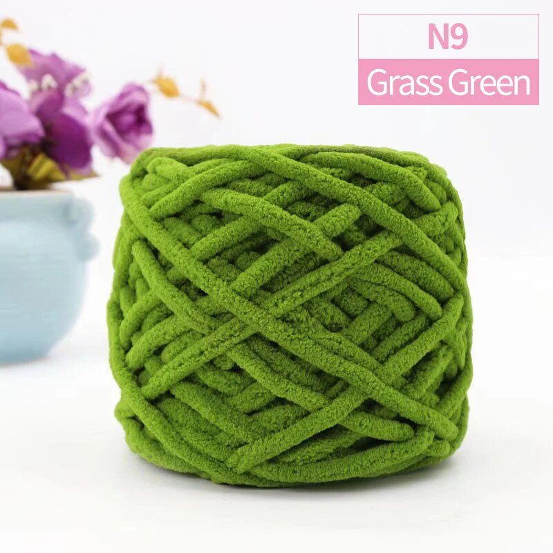 Пряжа Jumbo Grass Green N9-1pcs полиэстер/акрил