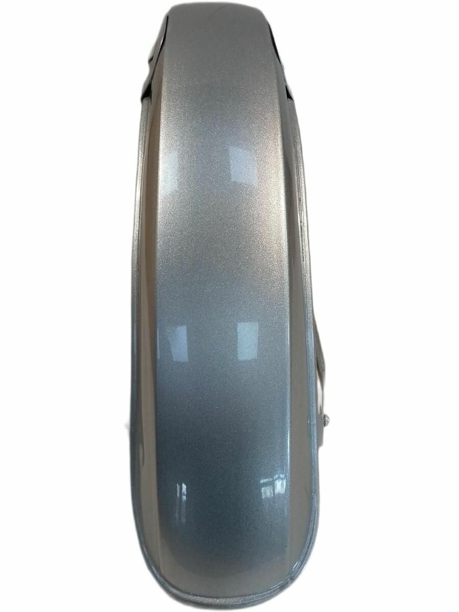 Крыло переднее Альфа метал серебристое