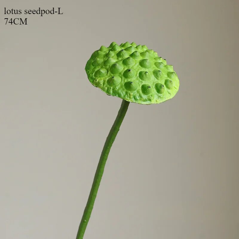 Искусственный шелковый лист лотоса 85 см lotus seedpod-L