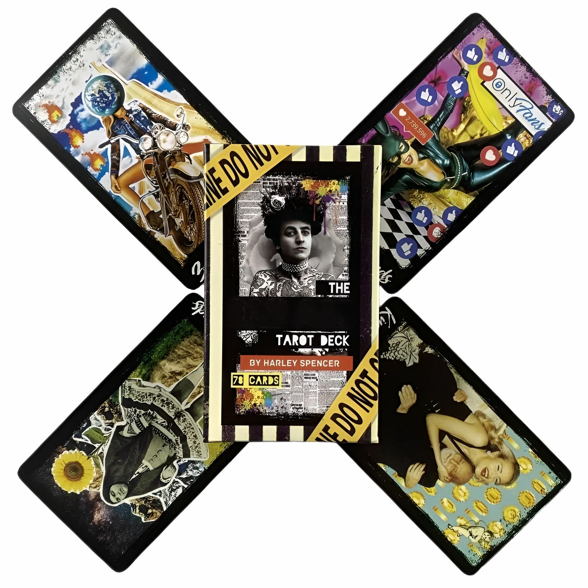 Карты Таро/Bad Ass Tarot,78 шт, Гадальные карты