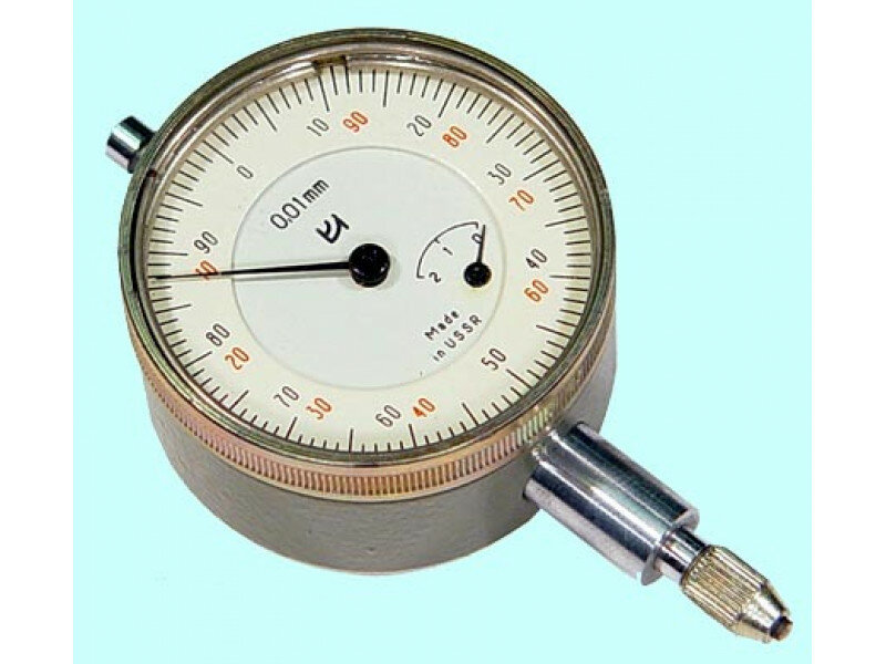 Индикатор ИЧ 2 (0,01 мм) часового типа без ушка ГОСТ 577-68 СССР
