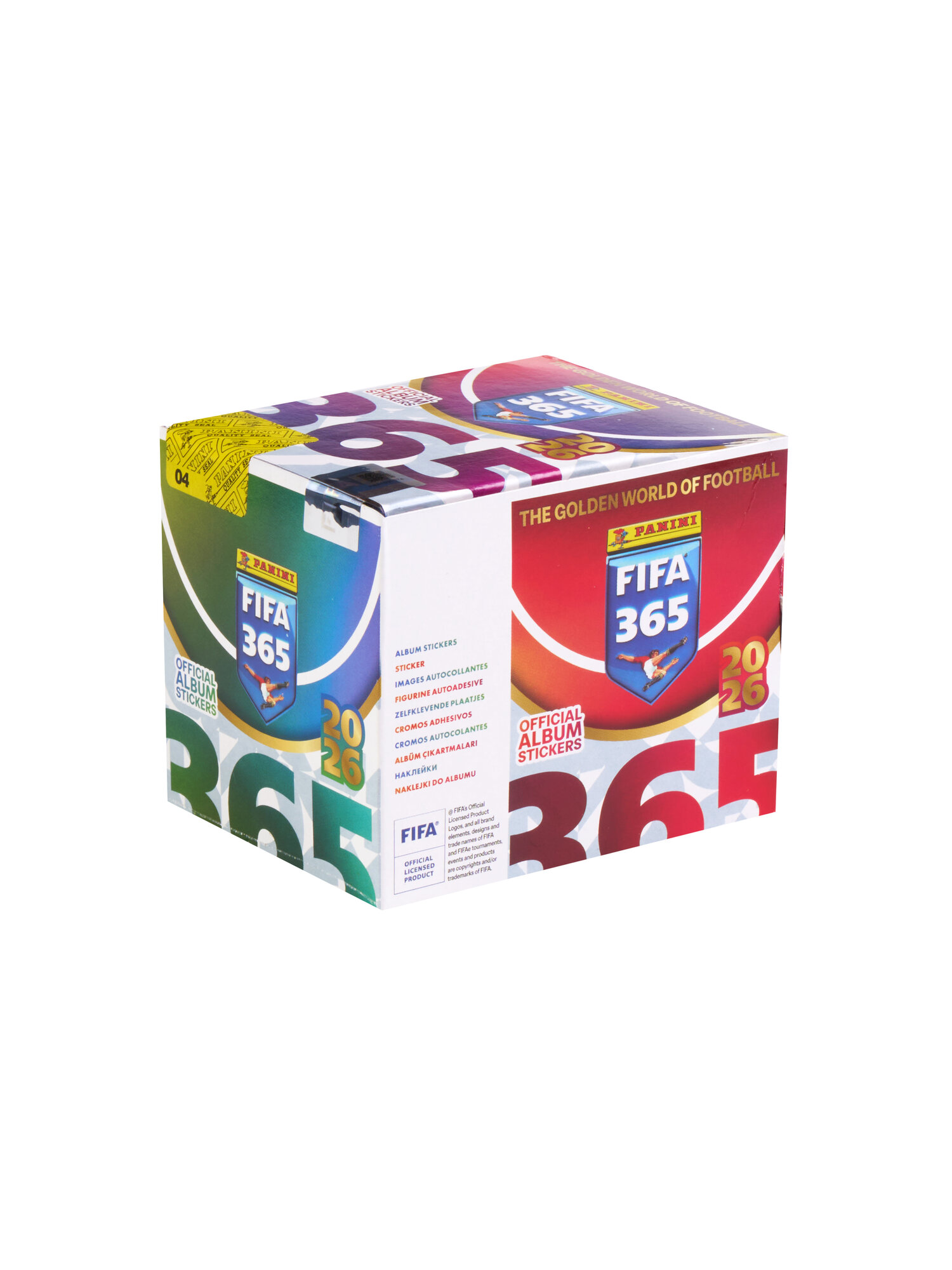 Набор наклеек Панини FIFA 365-2026, 50 пак,250 накл