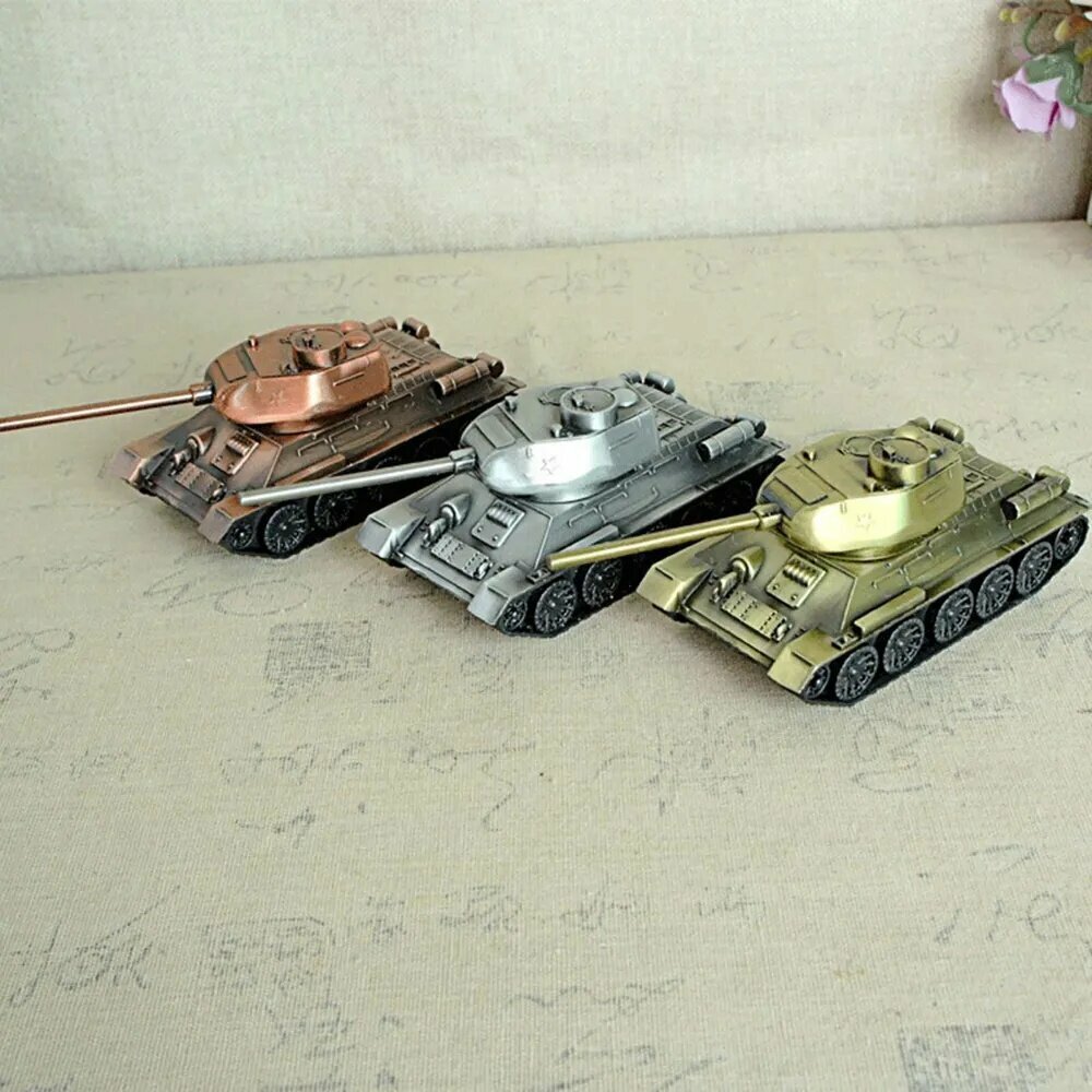 Игрушечный танк Сплав для модели танковой пушки, металлическая модель бронетехники — фото 1