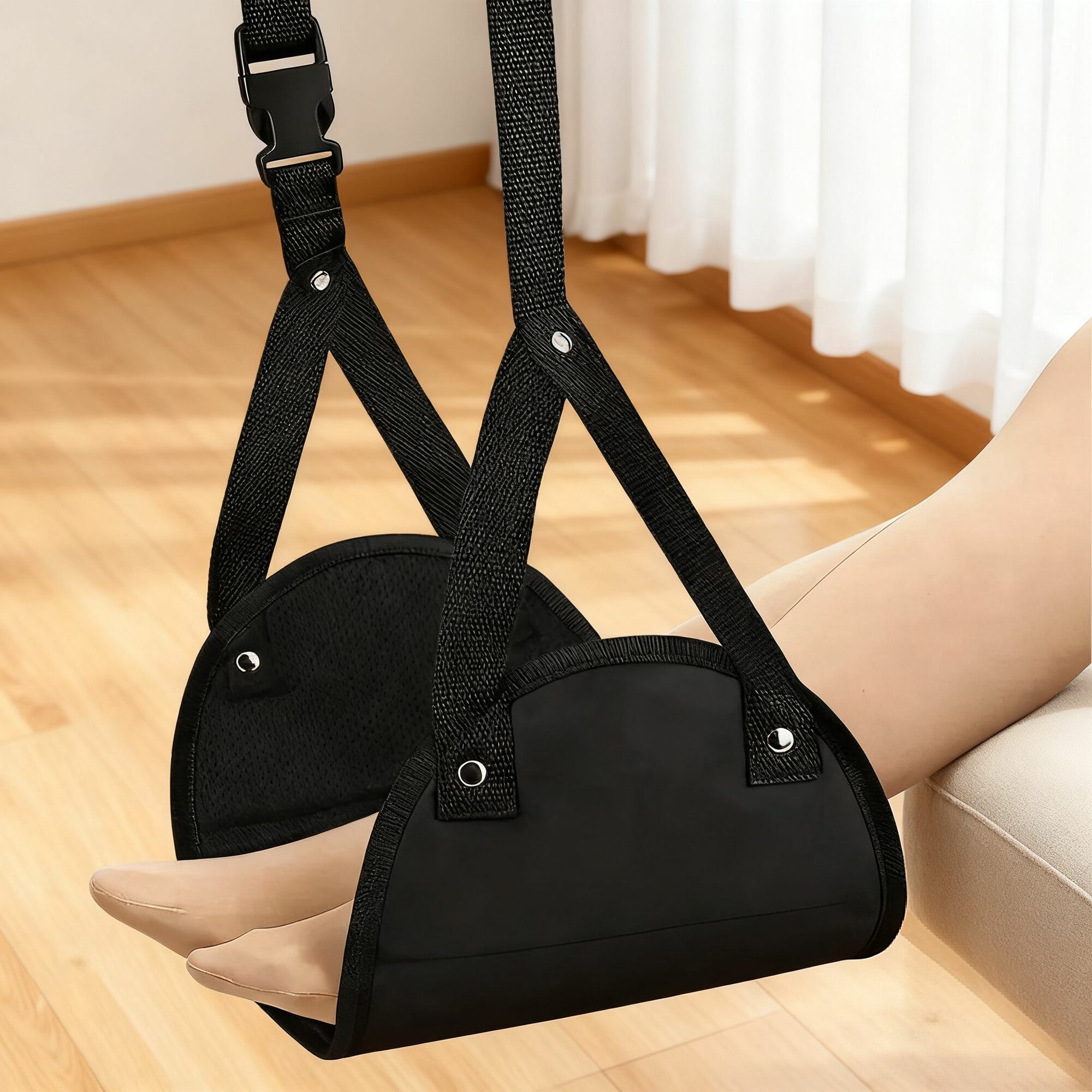 Гамак для ног, в самолет, офис, автомобиль, под стол