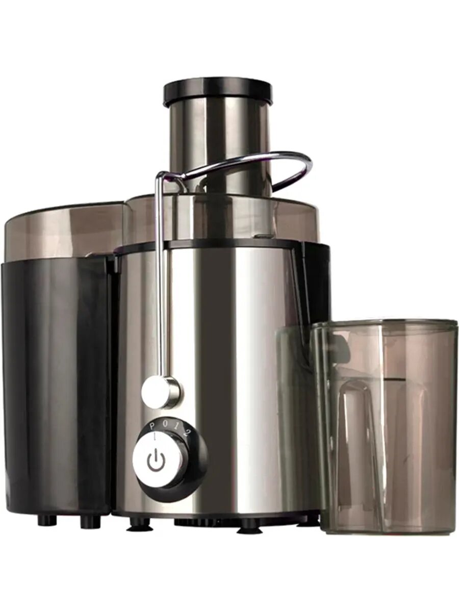 Соковыжималка Centek CT-1209 Black, нержавеющая сталь, 600Вт