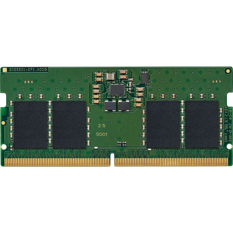 Оперативная память Kingston KVR56S46BS6-8, 8 ГБ, DDR5, 5600 MT/s, CL46, SODIMM