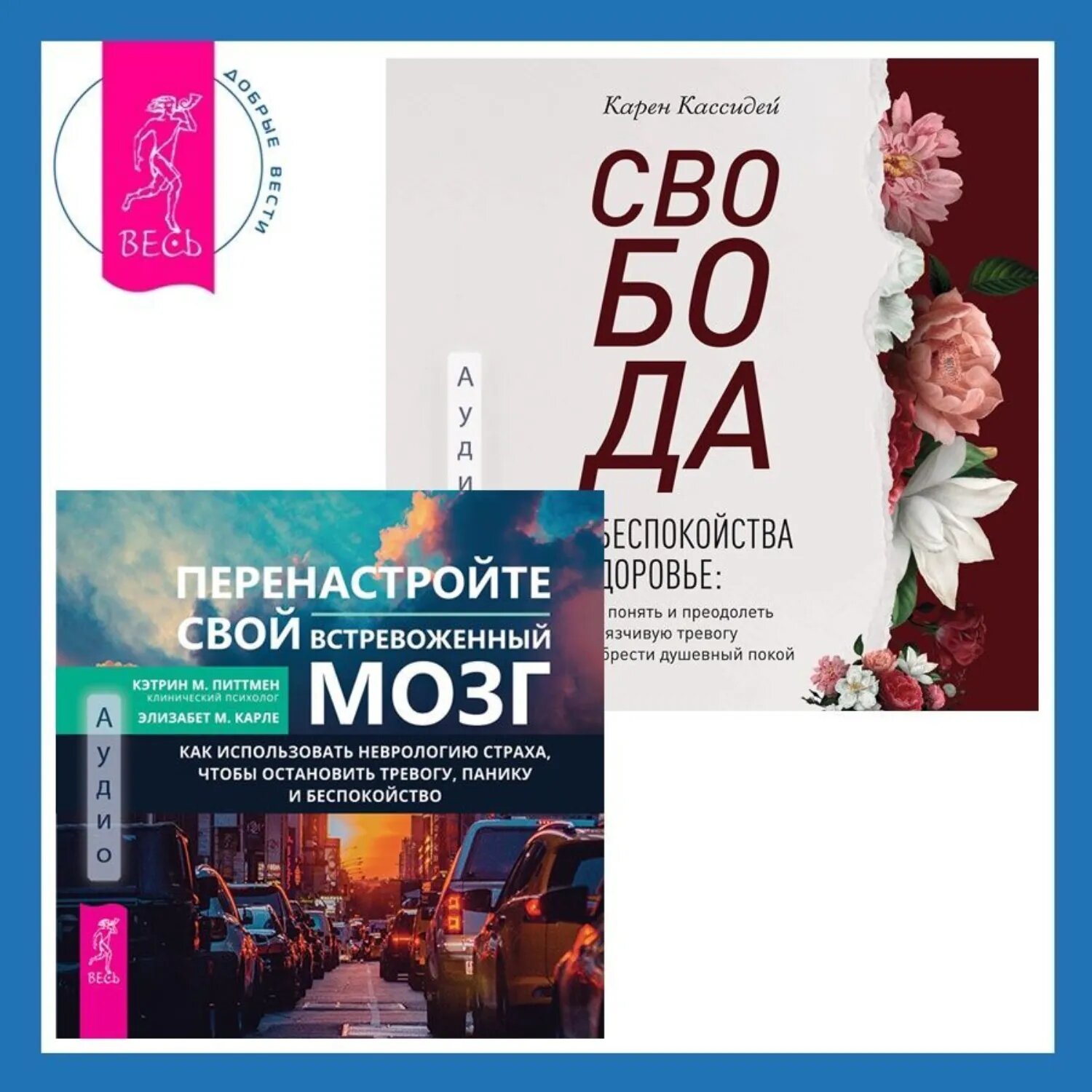 Свобода от беспокойства о здоровье. Как понять и преодолеть навязчивую тревогу и обрести душевный покой. Перенастройте свой встревоженный мозг. Как использовать неврологию страха, чтобы остановить тревогу, панику и беспокойство [Аудиокнига]