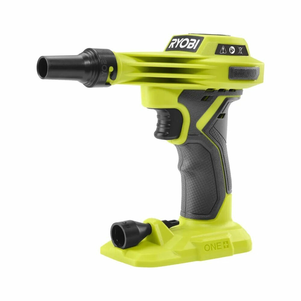 Аккумуляторная компрессор воздушный RYOBI RVI18-0 One+, скорость воздуха 510 л/мин, 18 В, без аккумулятора и зарядного устройства (Solo), 5133006314