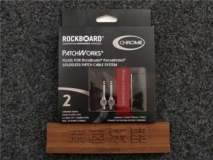ROCKBOARD PW PLUG 2 CR Гитарный кабель-коннектор для электрогитары, профессиональное аудиосоединение