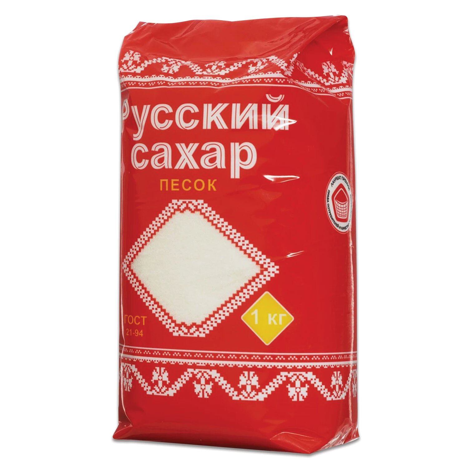 Сахарный песок русский 1 кг, 3шт.