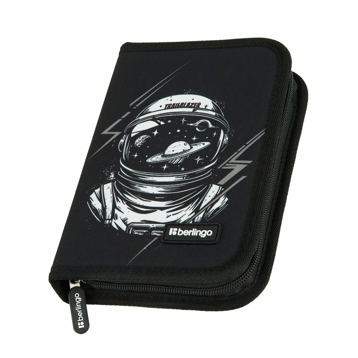 Пенал каркасный, школьный Berlingo "Trailblazer" 1 отделение, 200*140*40мм, откидная планка (PK-EX-1112)