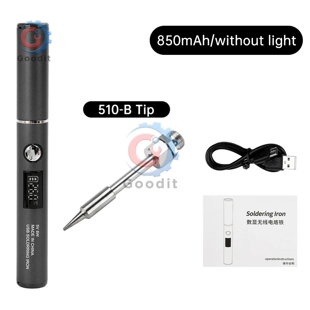 Aideepen Портативный электрический паяльник USB Type-C