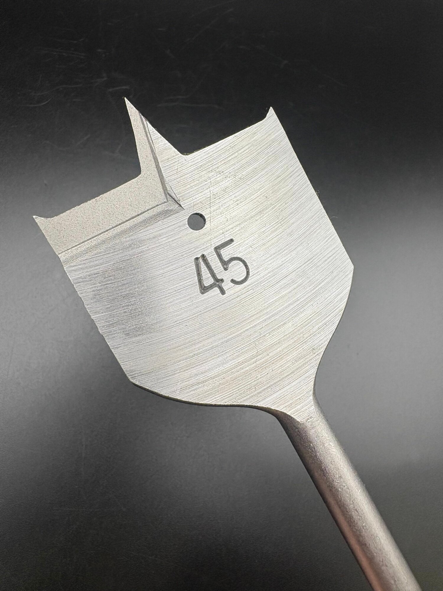 Сверло плоскофрезерное перьевое по дереву 45 x 152 мм