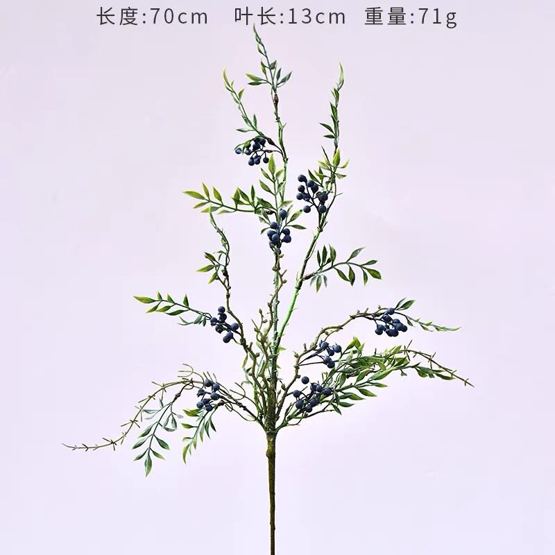 Горячая распродажаИскусственная ягода, сушеная ветка, декоративный цветок, украшение для дома, витрина магазина, красная дикая фруктовая ветка, лесной стиль, цветочный осенний свадебный декор