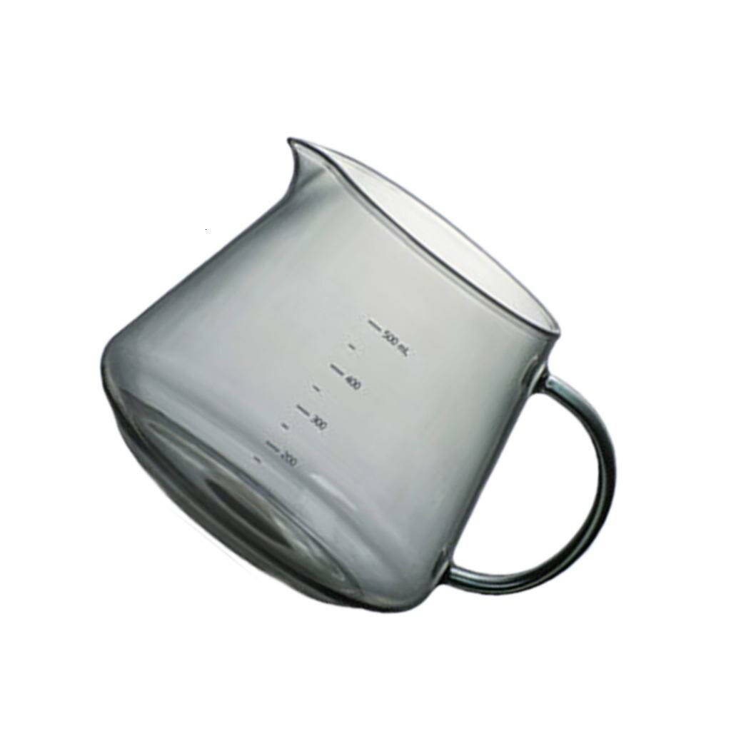 Стеклянный кофейник с фильтром, Черная банка 500 мл