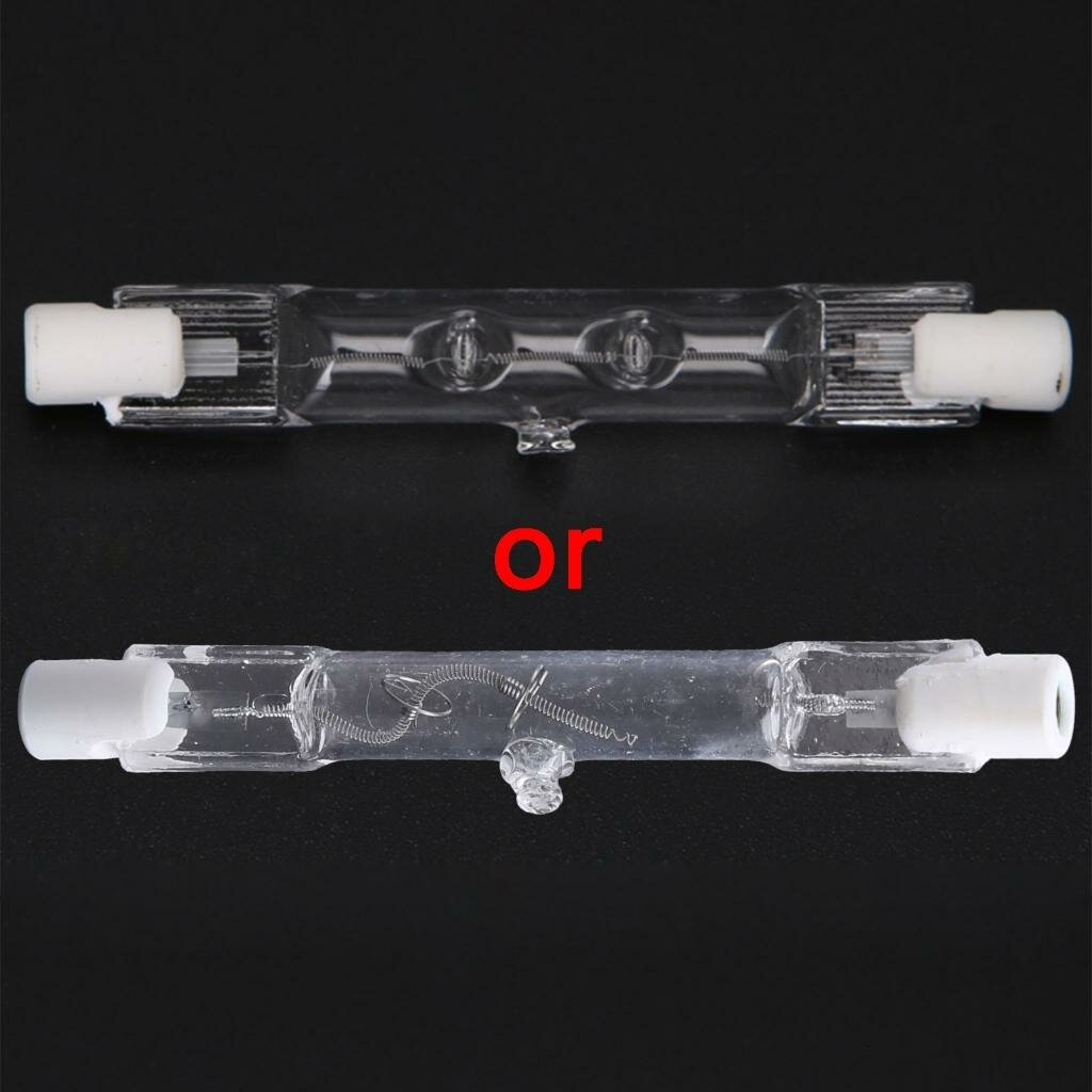 Лампа линейная 150 Вт, тёплый свет, двойной контакт, 100w