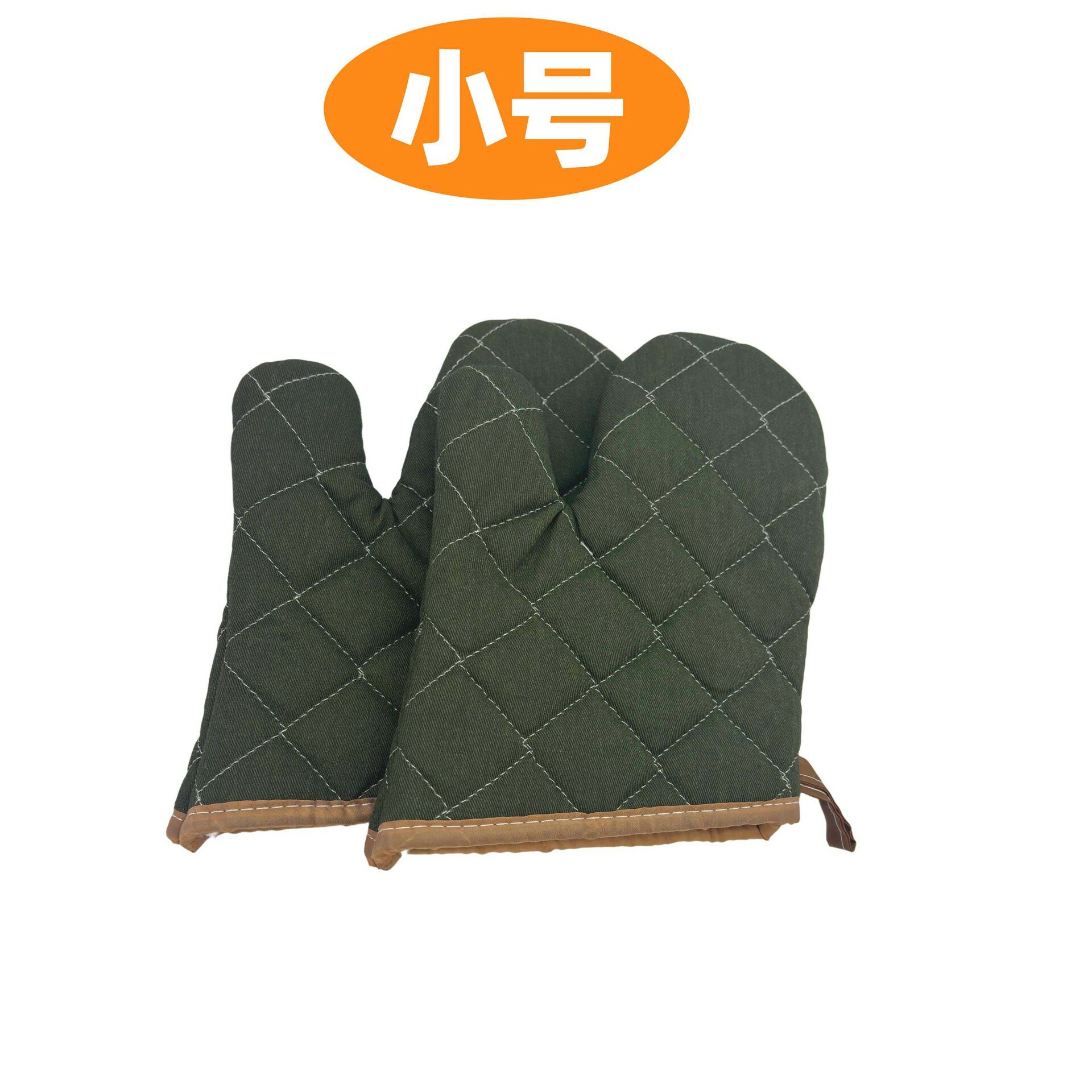 Чистые хлопковые прихватки для духовки, утолщенные и удлиненные, прихватки для микроволновой печи, кухонные, устойчивые к высоким температурам, изоляционные прихватки для выпечки, антиожоговые перчатки