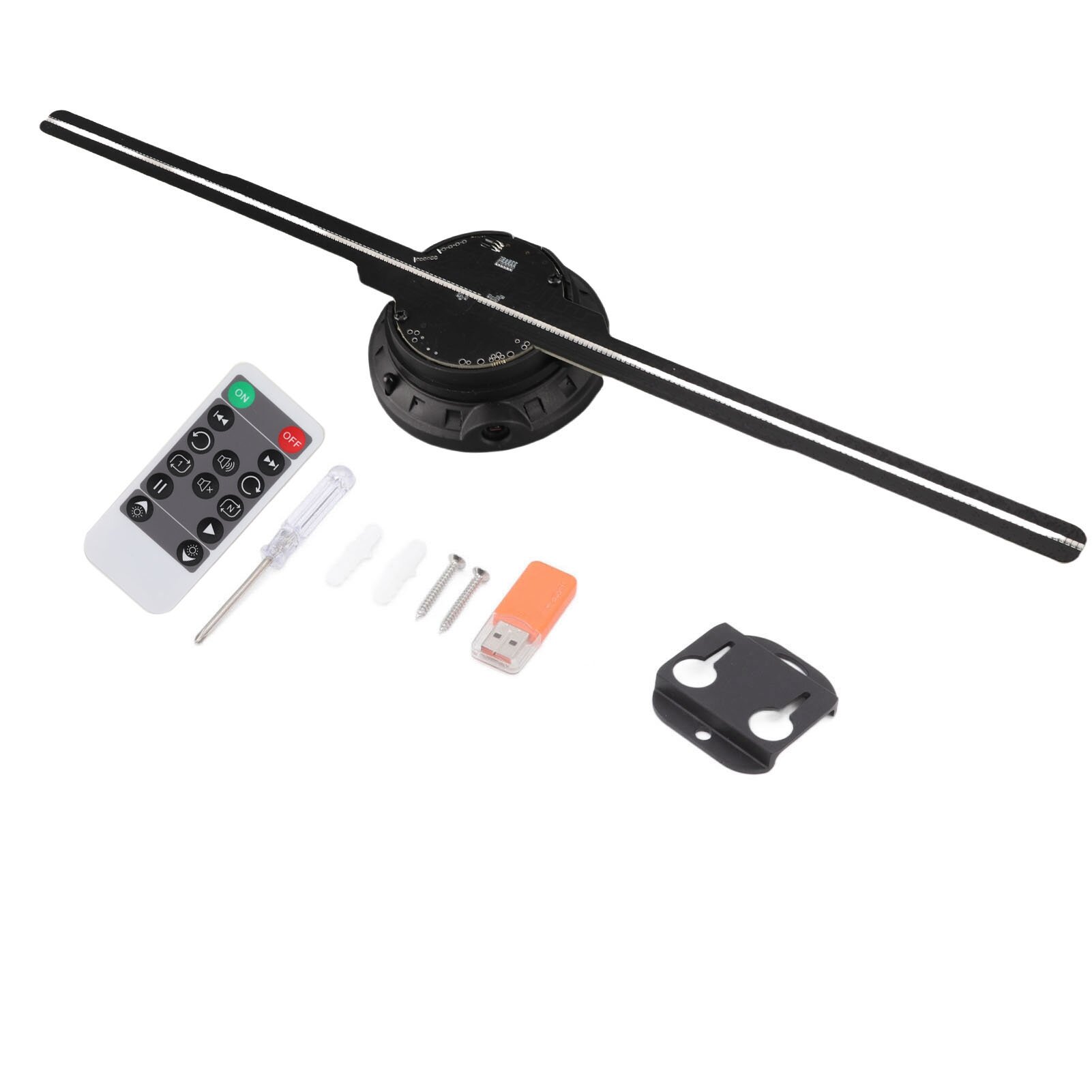 3D голографический дисплей, 234 светодиода, проектор для создания голограмм в воздухе, для рекламы, выставок и магазинов, 16,5 дюймов.