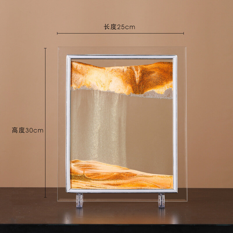 Креативное искусство жидкого песка, антистресс, песочные часы, офисный декор, украшение для гостиной, настольный орнамент, подарок на день рождения для мужчин