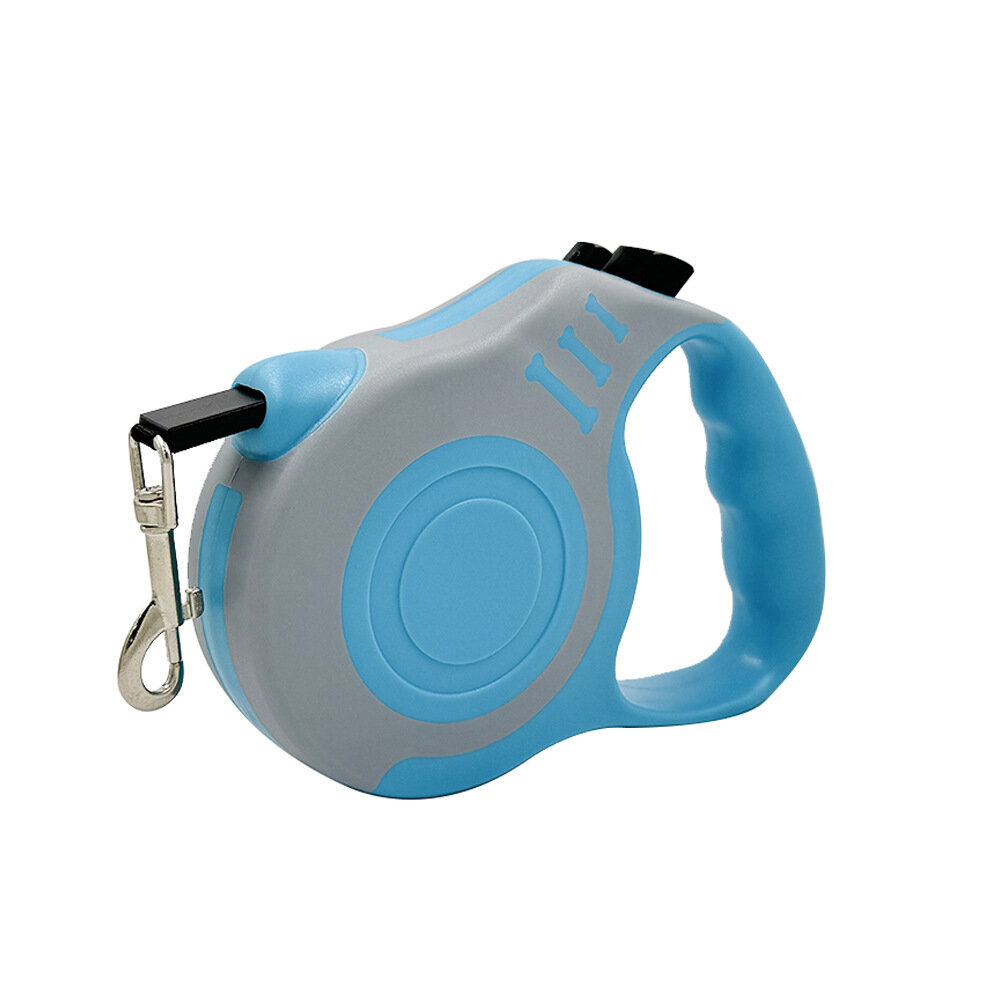 Домашние животные автоматический телескопический трактор для трактора кости серый синий_3m (упаковка OPP) костной стиль