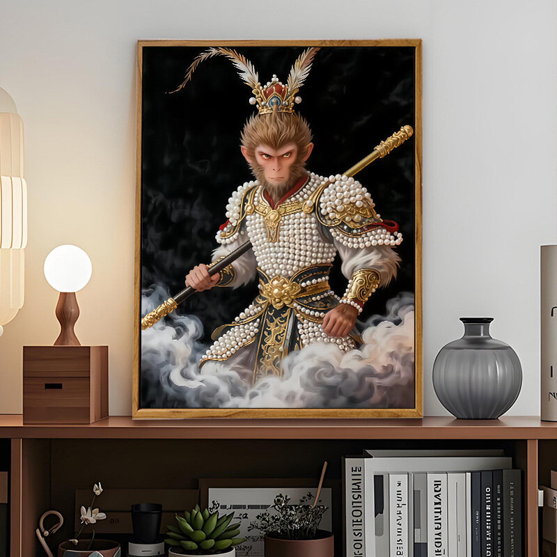 Дракон и Феникс, символизирующие благоприятность - Набор для рукоделия 3D DIY с жемчугом, высококачественный подарок на свадьбу, декоративная подвесная картина