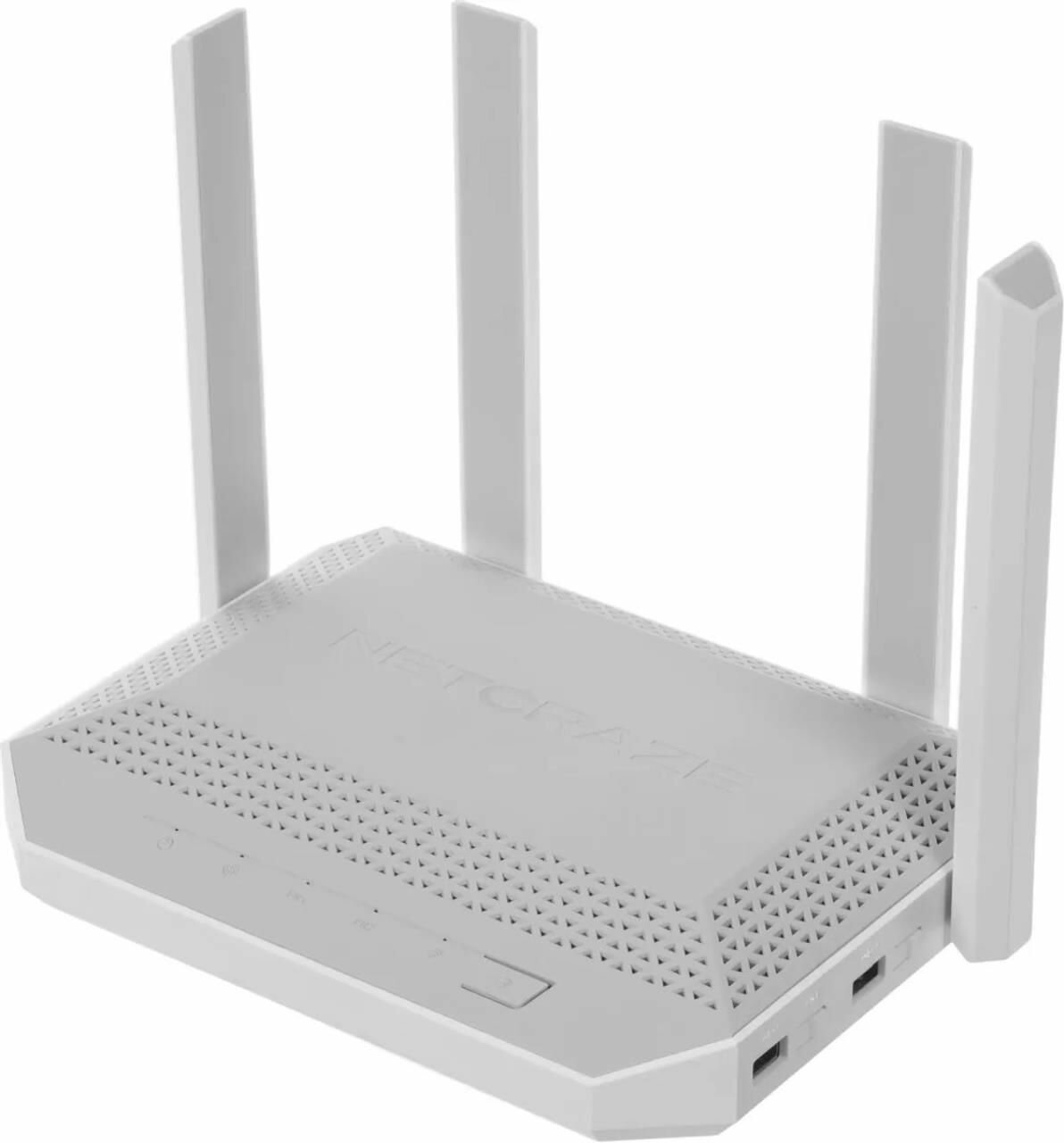 Роутер беспроводной Netcraze Giga (NC-1012) AX3000 10/100/1000BASE-TX/SFP/4g ready белый