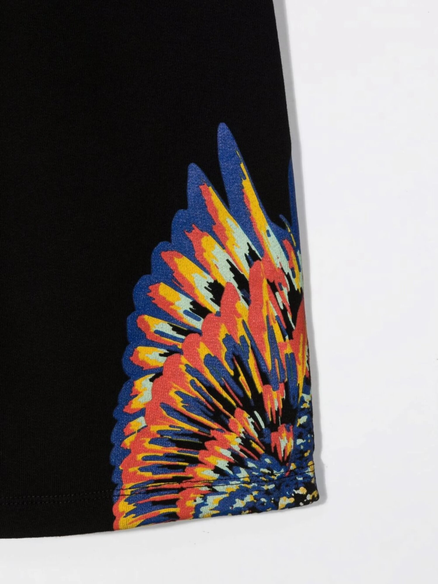 Шорты MARCELO BURLON Tempera Wings, размер 8 лет, черный — фото 1