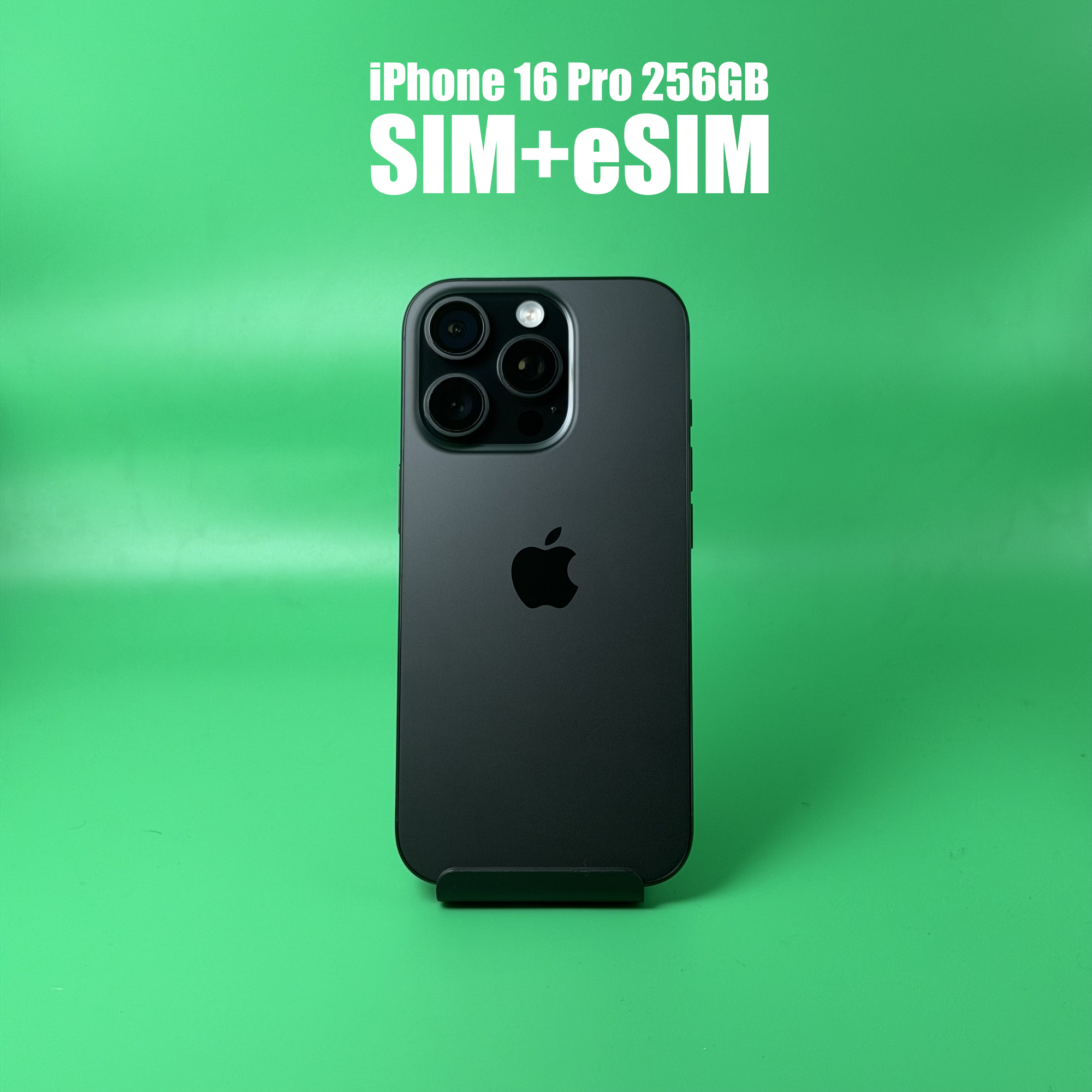 Смартфон Apple iPhone 16 Pro 256 ГБ, Dual: nano SIM + eSIM, Black Titanium