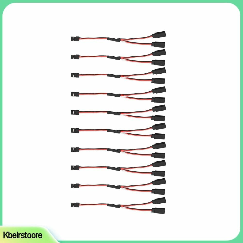 10 шт. удлинители для сервопривода, провод 150 мм, 3-pin F-M, Y-тип