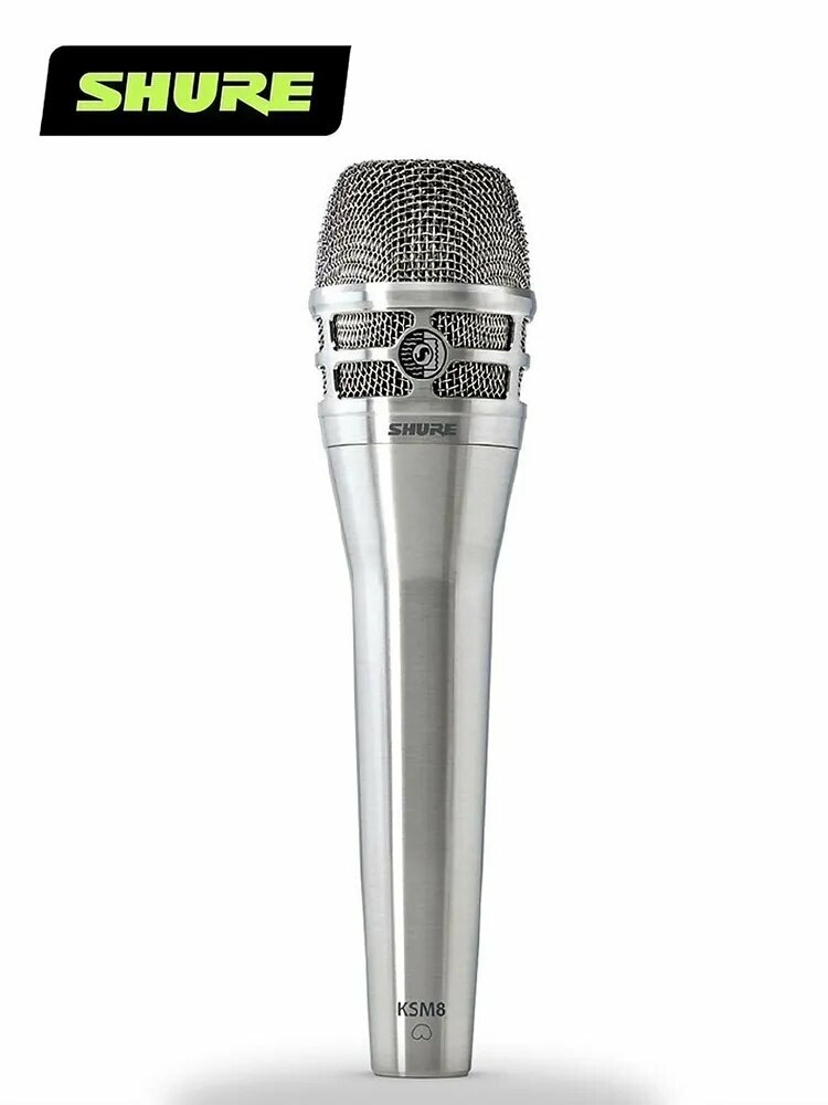 Shure Микрофон для живого вокала KSM8, серебристый