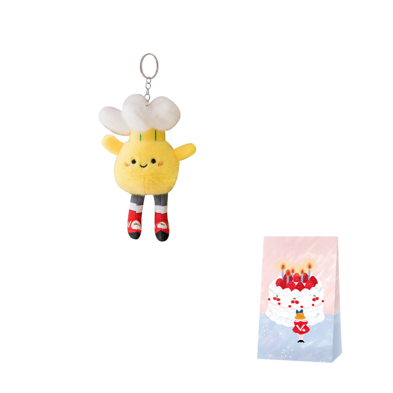 Мультяшная игрушка-талисман унисекс YANGWAWAHEXIAOXIONGTIAOWU, 13CM EU, Badminton