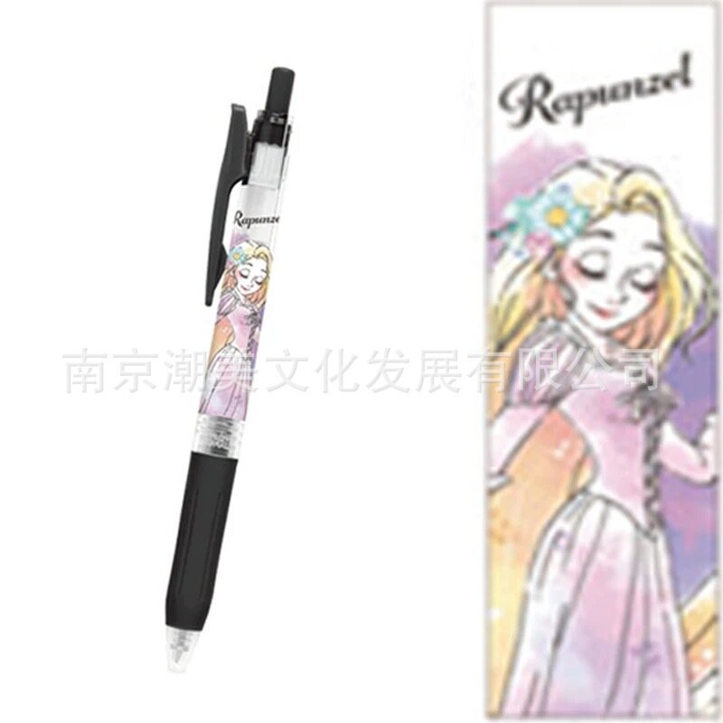 ZEBRA Новая ограниченная серия Винни-Пуха, длинноволосая принцесса JJ15, средняя ручка 0.5 мм, черная