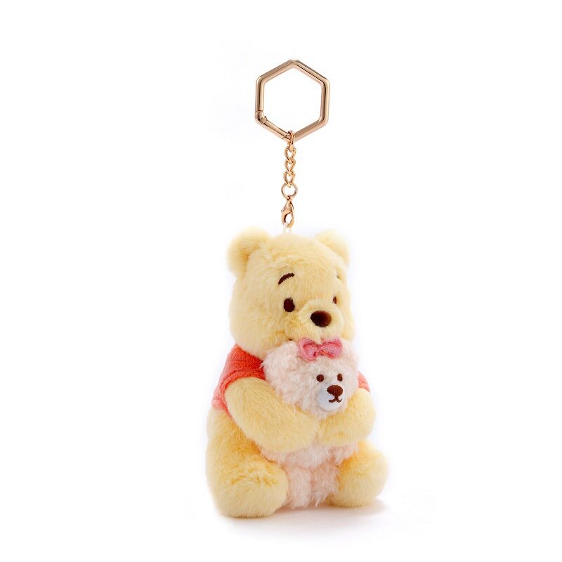 Настоящий подвесной кукла Диснея Пух Пух Винни Пух брелок Пятачок Иа Тсум Тсум сердечный плюшевый игрушка