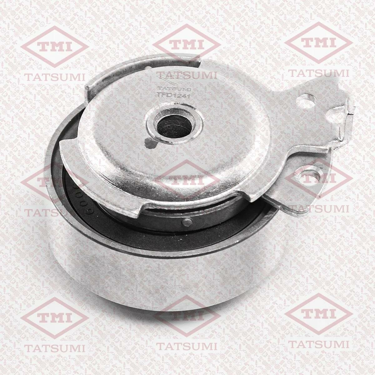 Ролик натяжителя TATSUMI ремня ГРМ, Chevrolet Aveo, Lacetti, Lanos, Nubira 03-, Opel Astra, Corsa, Kadett, Vectra 84- (TFD1241)