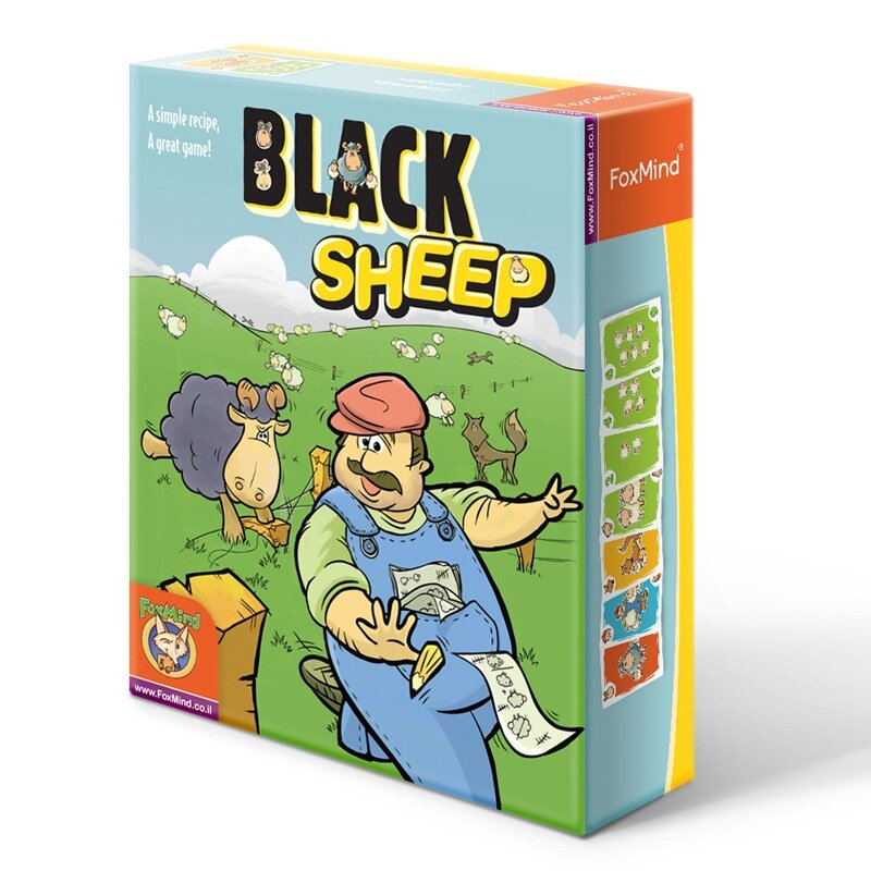 FoxMind Черная овца Разрушитель для родителей и детей Интерактивная социальная настольная игра Пасьянс Обучение