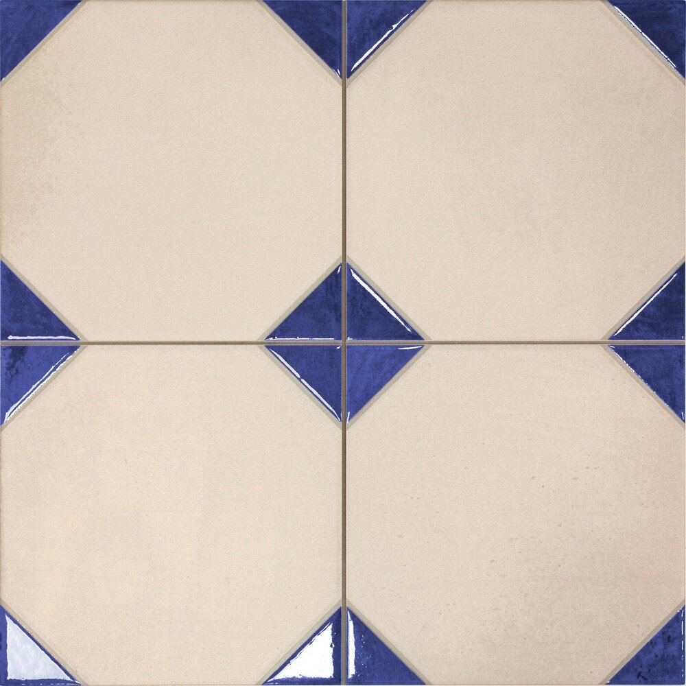 Керамический гранит Realonda Dover Sand Cobalt 33х33 , квадратная, узор, матовая,33*33 см (цена за 1 м2)