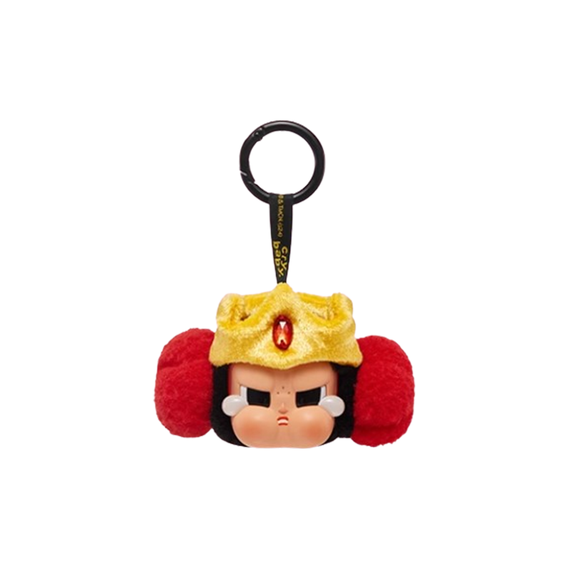POP MART x Powerpuff Girls Серия Виниловое Лицо Плюшевый Подвесной Брелок Слепая Коробка мультиколор, Confirmed-Hidden Style-Wealth Princess (Open)