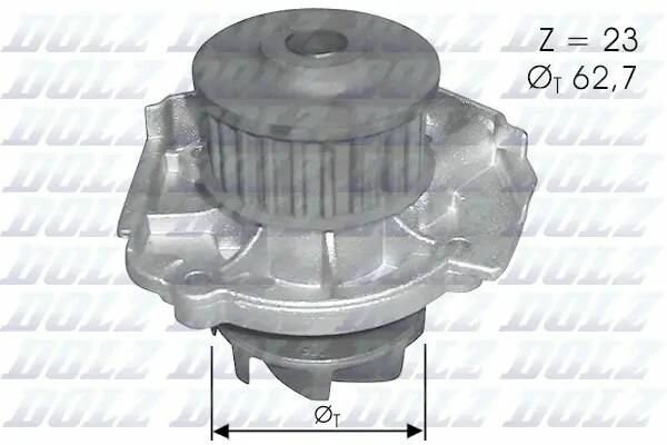 Помпа водяная DOLZ S319 Fiat Brava, Grande Punto, 500 1.2-1.4 07-